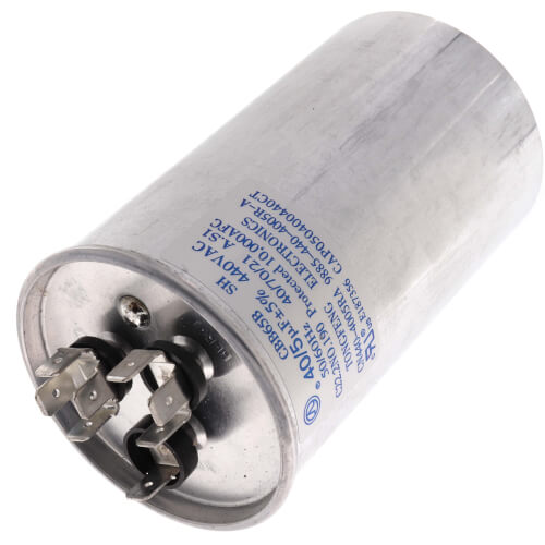 CAP050400440RT 40 + 5 uf MFD 440 Volt Capacitor - Goodman Amana Maytag ...